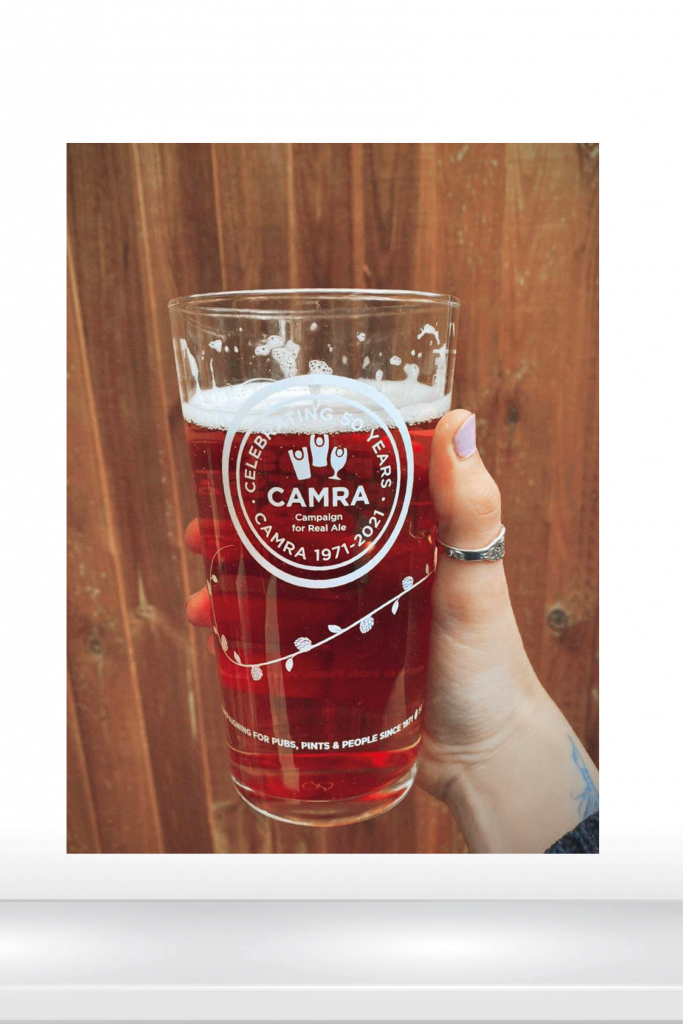 CAMRA 50th anniversary pint glass - CAMRA shop