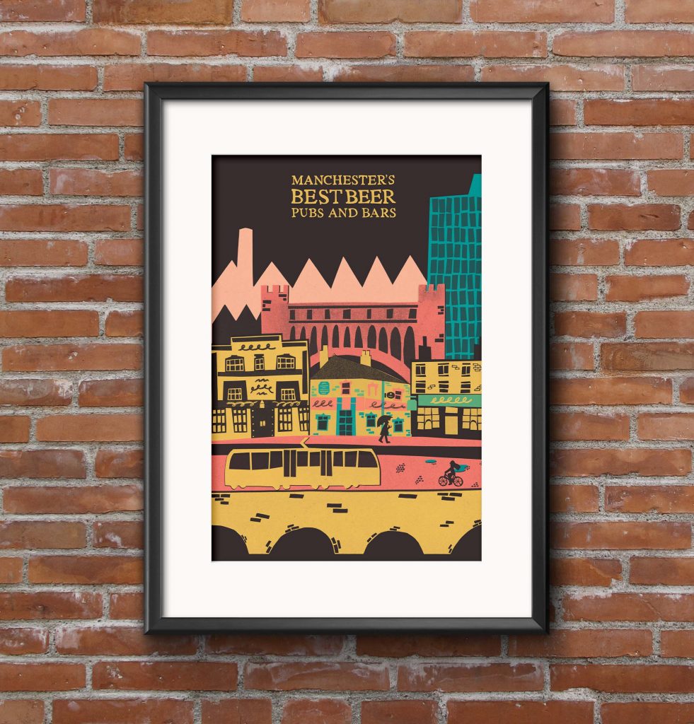 Manchester - Best Beers Pubs and Bars - Poster - CAMRA shop